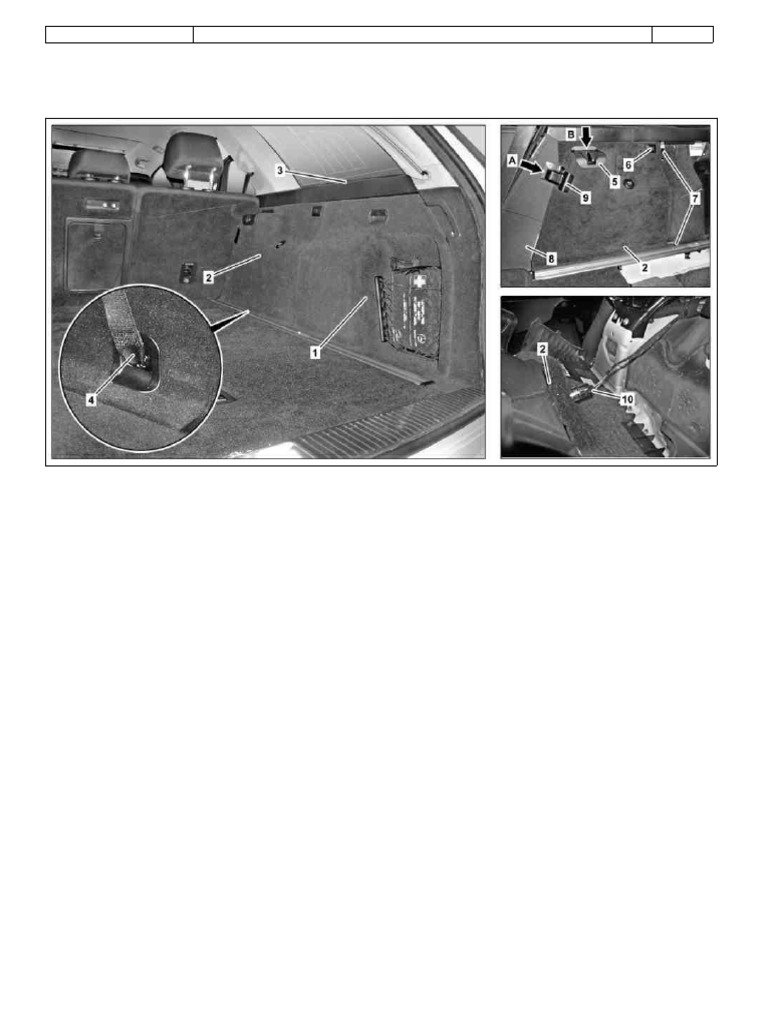 Load Compartment Paneling Installation Guide | PDF | Trunk (Car ...