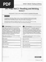 Sat Practice Test 9 Answers Digital | PDF | Verb | Honey Bee