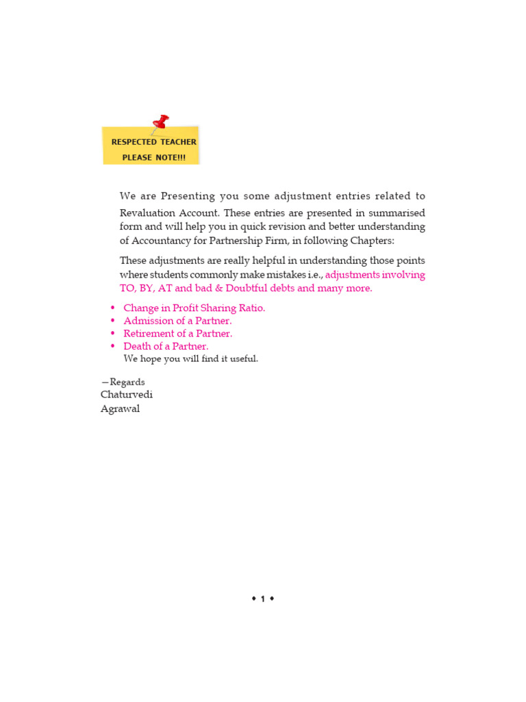 Revaluation Account Adjustment Entries | PDF | Debits And Credits | Bad ...