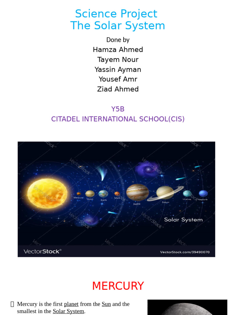 The Solar System(Final) | PDF | Planets | Saturn