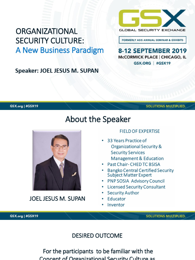 4207_GSX19-JMSUPAN PRESENTATION ORGAN | PDF | Securities | Science