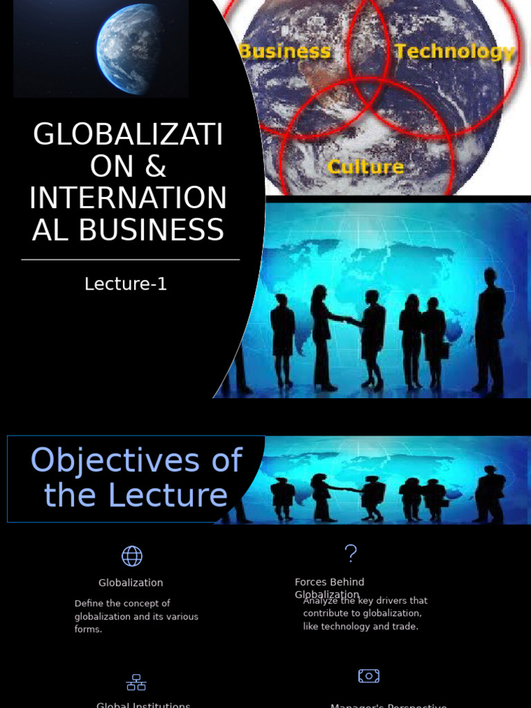 Inb 372 Lec-1 Spring 2025 Globalization & International Business | PDF ...