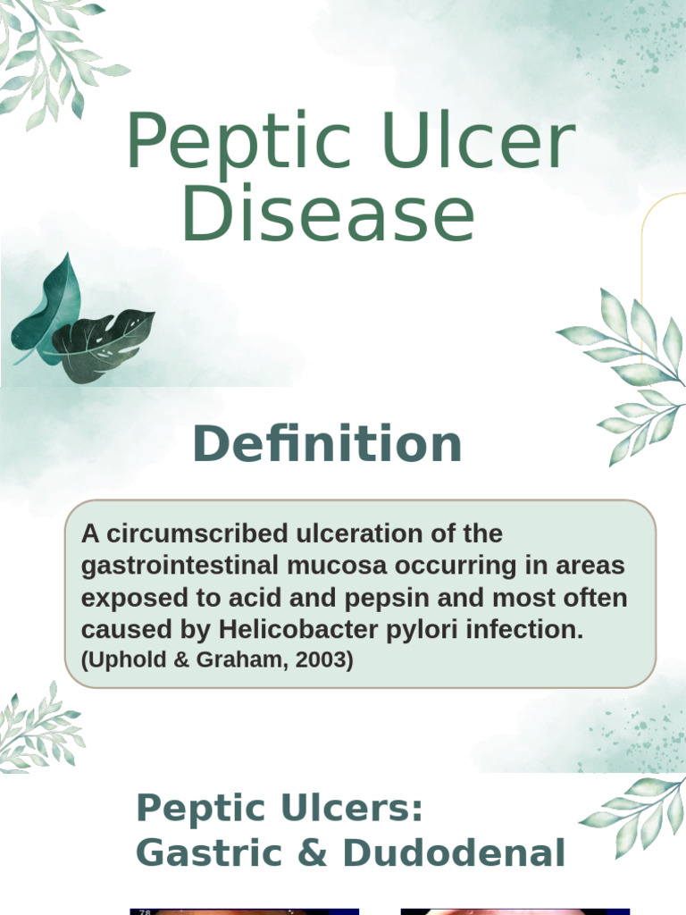 Pud 01 | PDF | Stomach | Clinical Medicine