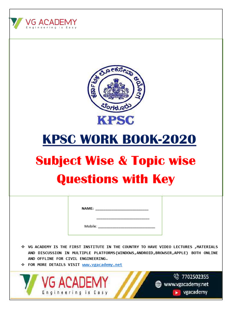 Kpsc Workbook.pdf | PDF | Young's Modulus | Bending