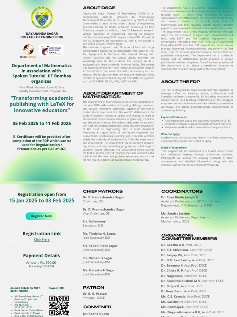 Latex FDP General Brochure | PDF | Science | Inquiry