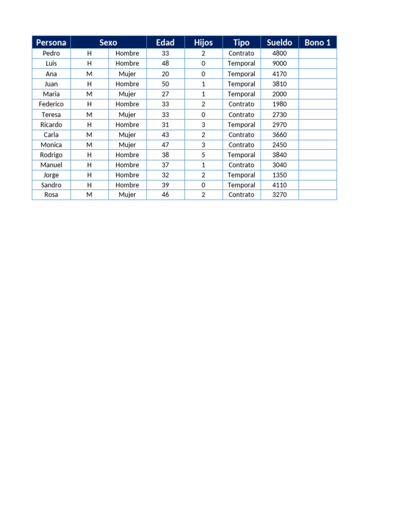 Ejercicio de Excel Intermedio Intec 123 | PDF