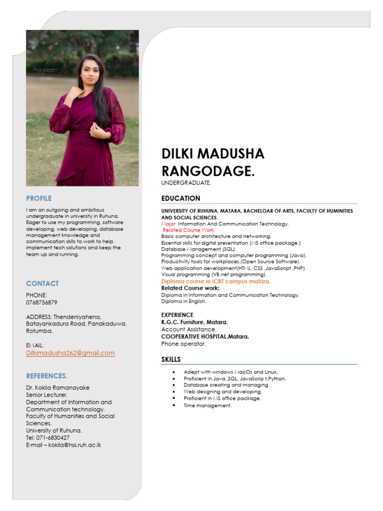 Dilki Madusha New | PDF | World Wide Web | Internet & Web