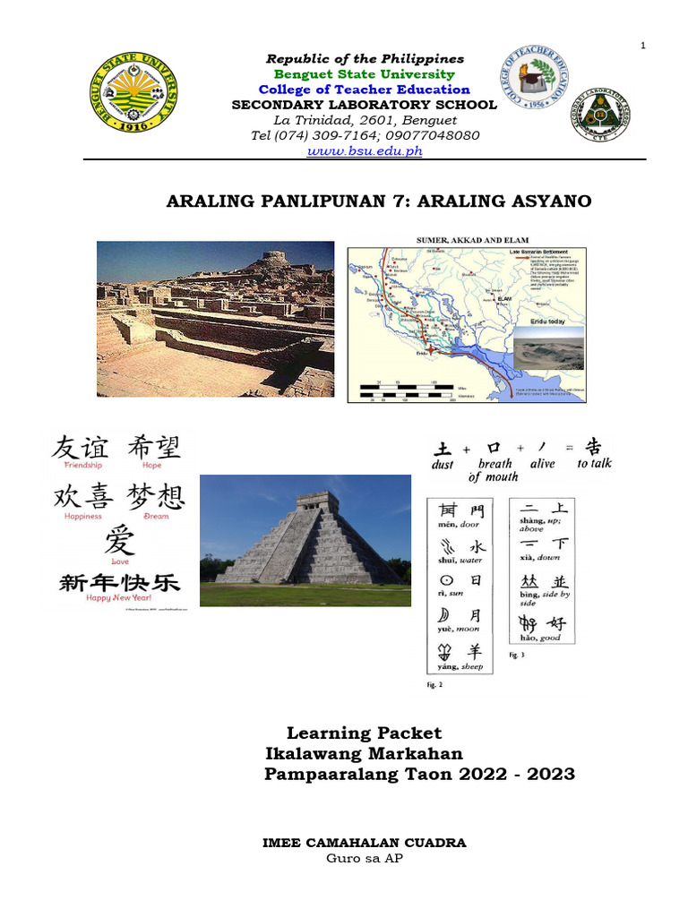Araling Asyano Grade 7 | PDF