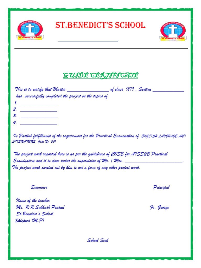 ASL Project Certificate | PDF