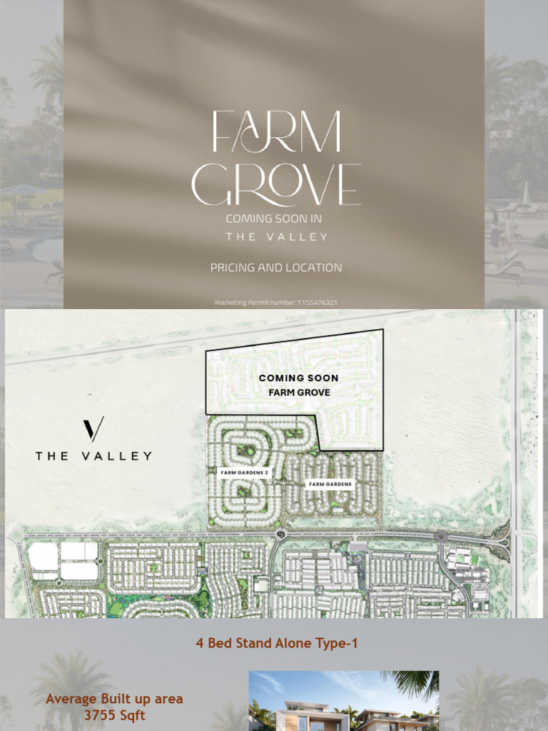 Farm Grove - Pricing and Location | PDF