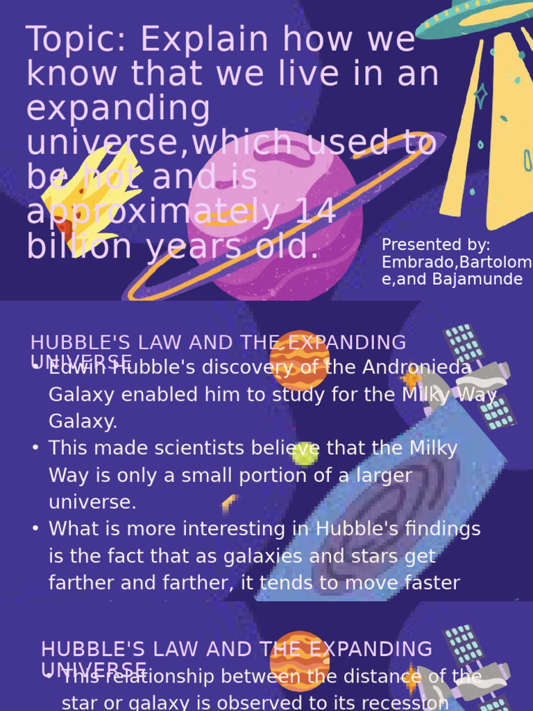 Purple and Pink Playful Questions About The Universe Presentation ...