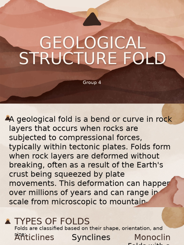 Understanding Geological Folds and Faults | PDF