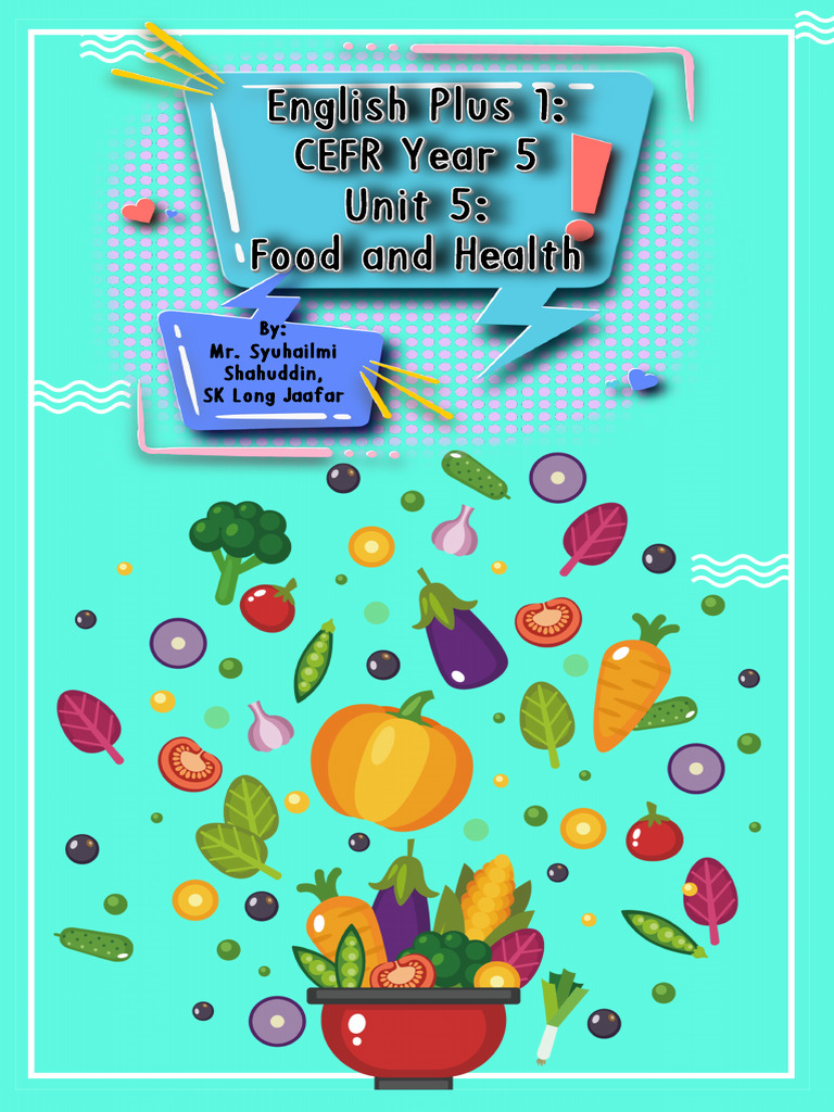 Cefr Year 5-Unit 5-Food and Health Worksheet | PDF | Meal | Lunch