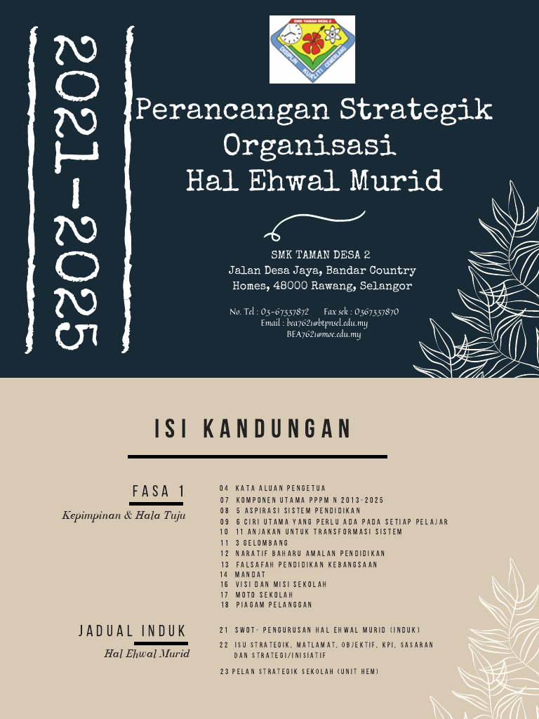 Perancangan Strategik Organisasi (HEM) | PDF
