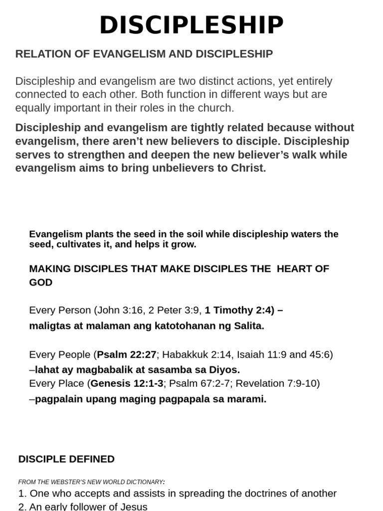 Making Disciples That Make Disciples | PDF | Disciple (Christianity ...
