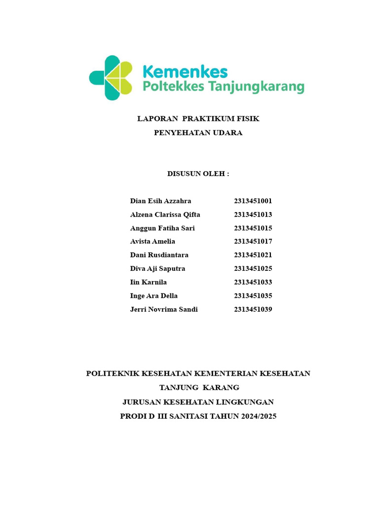 Laporan Praktikum Fisik Kel 3 | PDF