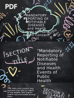 Republic Act No. 11332 | PDF | Public Health | Infection