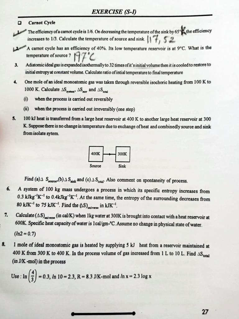 Bansal Sheet | PDF | Temperature | Heat