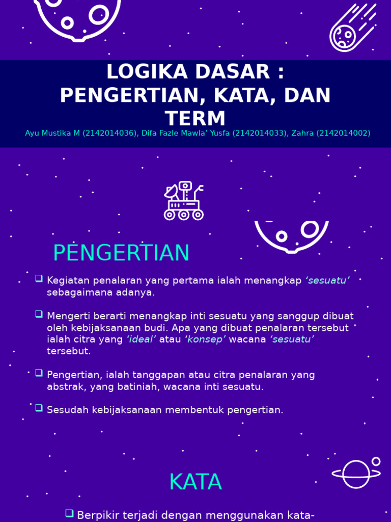 Logika Dasar Kelompok 2 | PDF