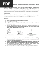 Siwoloboff Method for Boiling Point Determination | PDF | Phase (Matter ...