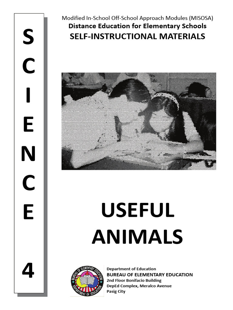 Science 4 MISOSA - USEFUL ANIMALS | PDF | Pet | Zoology