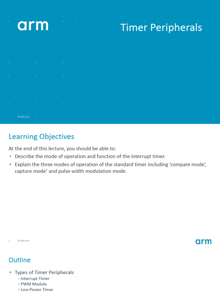 Lecture09_Timers | PDF | Computer Architecture | Computing