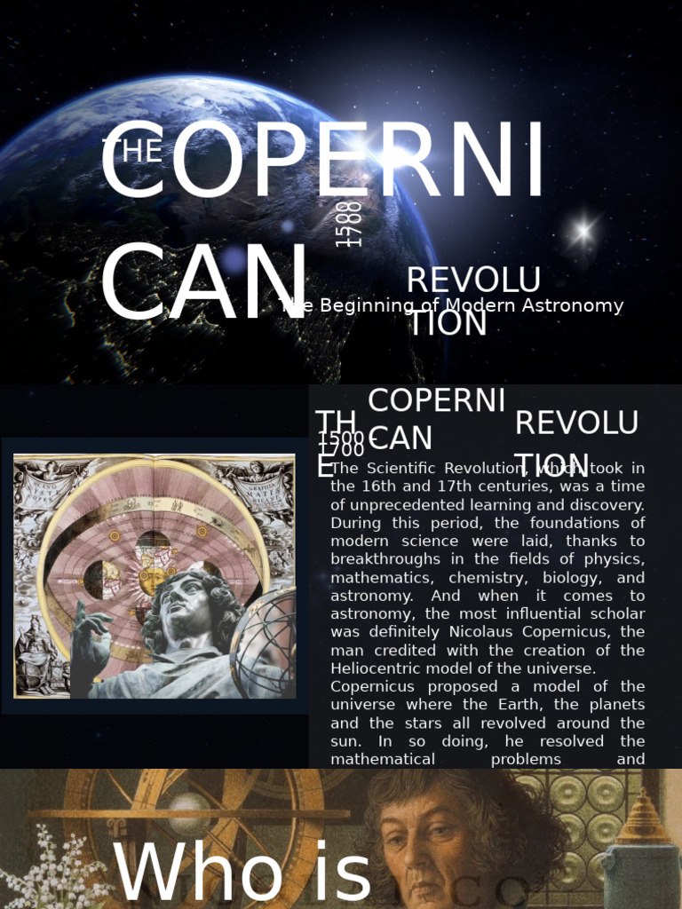 Copernican Revolution in Astronomy | PDF | Heliocentrism | Nicolaus ...
