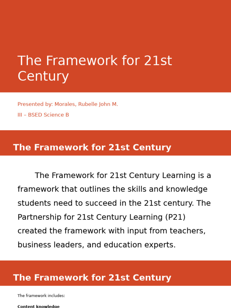 The Framework For 21st Century 2.0 | PDF | Critical Thinking | Innovation
