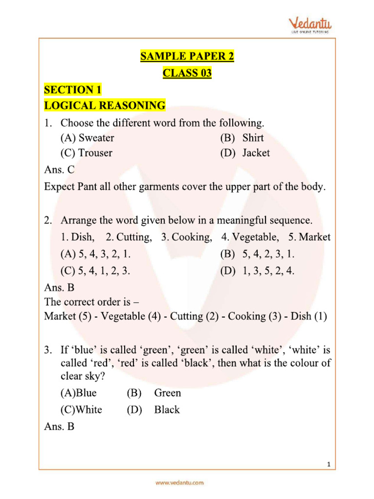 logical reasoning | PDF