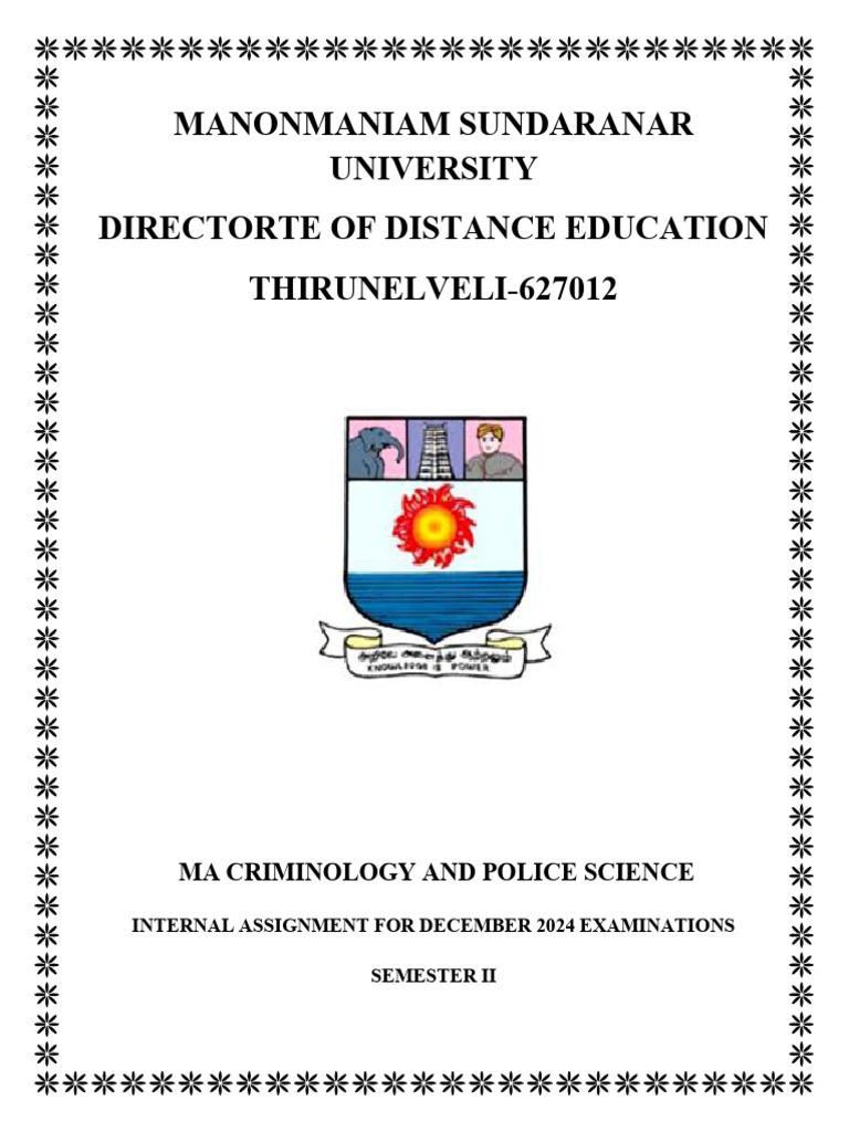 MS University-Cover 1 | PDF