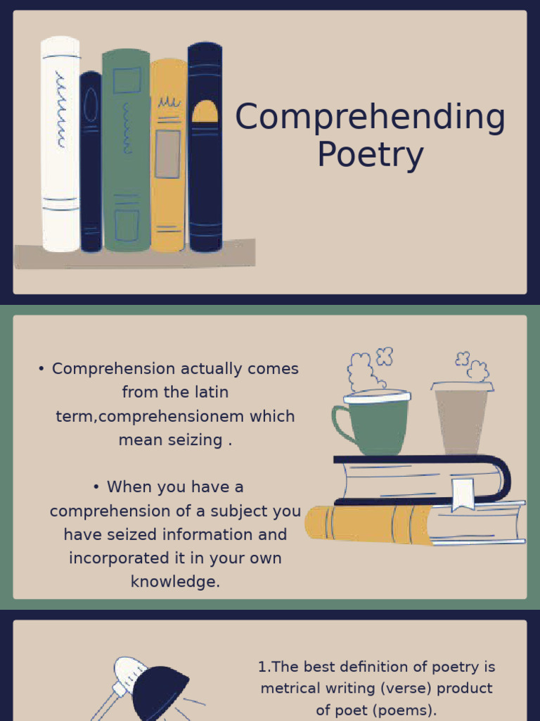 Understanding Poetry: Key Concepts | PDF | Poetry | Reading Comprehension