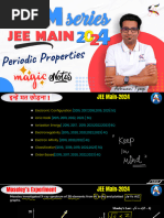 JEE Advanced Periodic Table Notes | PDF | Periodic Table | Ion