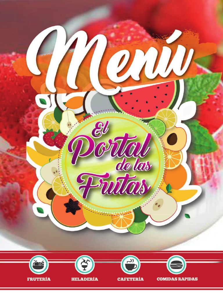 Menu El Portal de Las Frutas | PDF