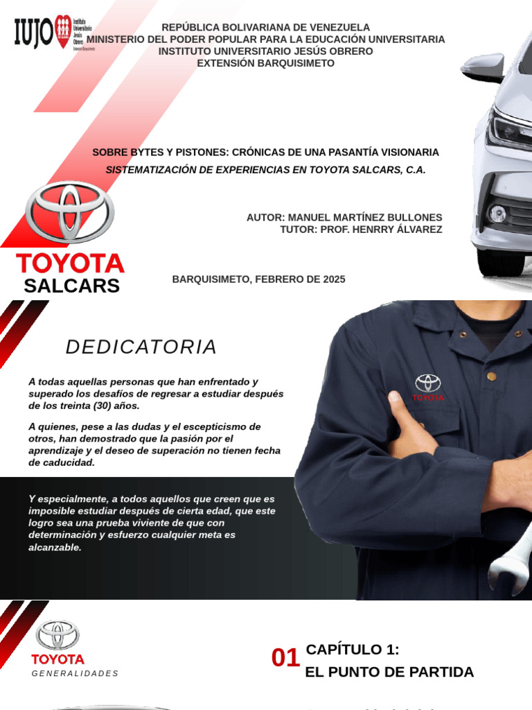 Internship Insights at Toyota Salcars | PDF | Toyota | Car Manufacturers Of Japan