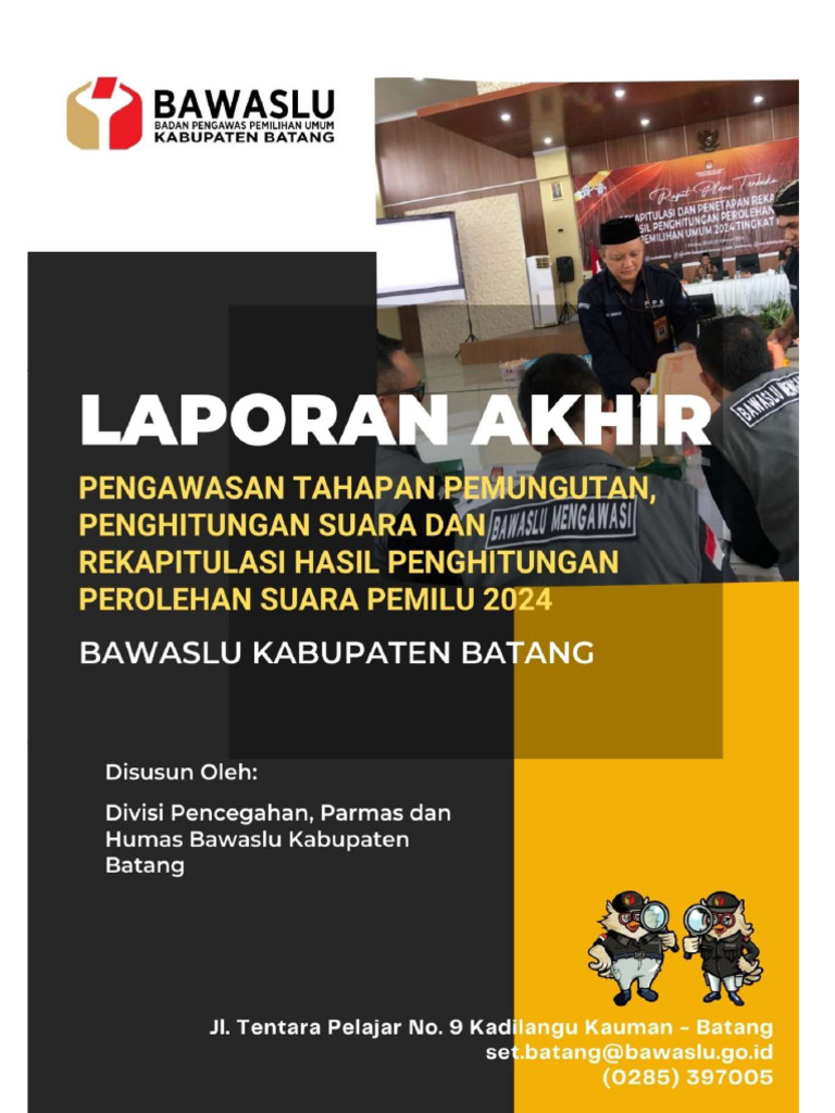 Laporan Akhir Pengawasan Tungsura | PDF