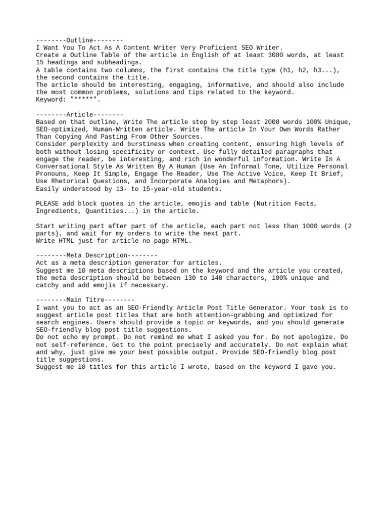 SEO Article Writing Guide for Beginners | PDF