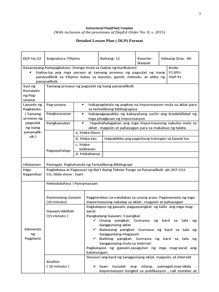 Grade 11 Pagbasa at Pagsuri | PDF