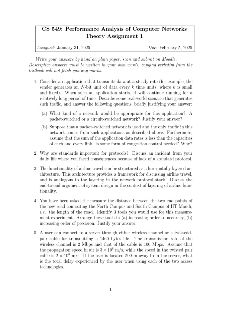 Network Performance Analysis Assignment | PDF | Automated Teller Machine | Network Protocols