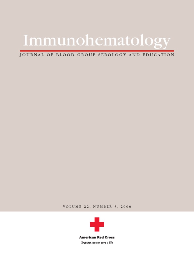 Immunohematology | PDF | Blood Transfusion | Blood Donation