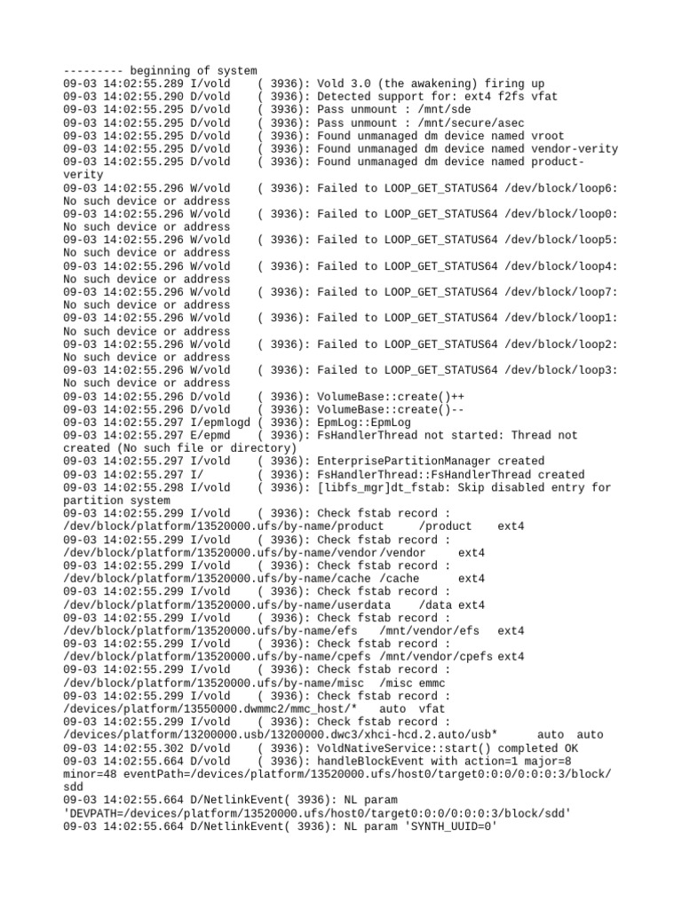 Android Storage Debug Log | PDF | Encryption | Utility Software