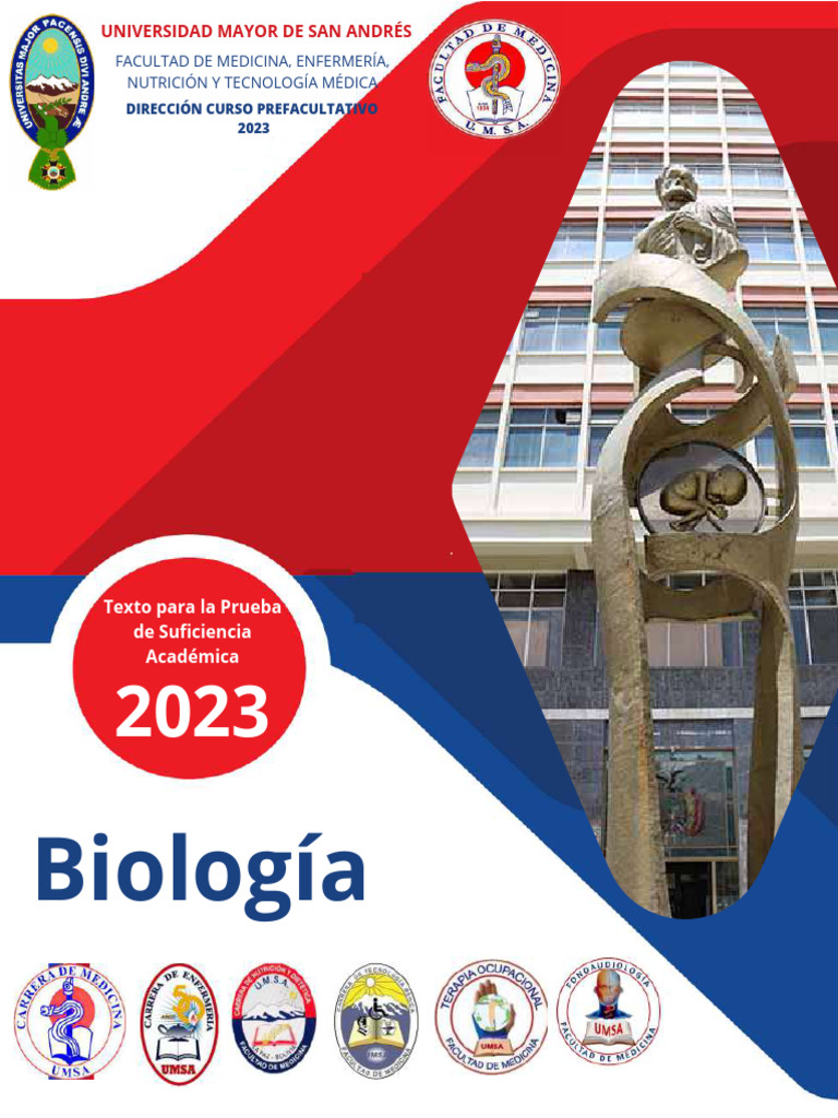 Libro Biologia 2023 Libro de Biologia Admisiones Umsa | PDF