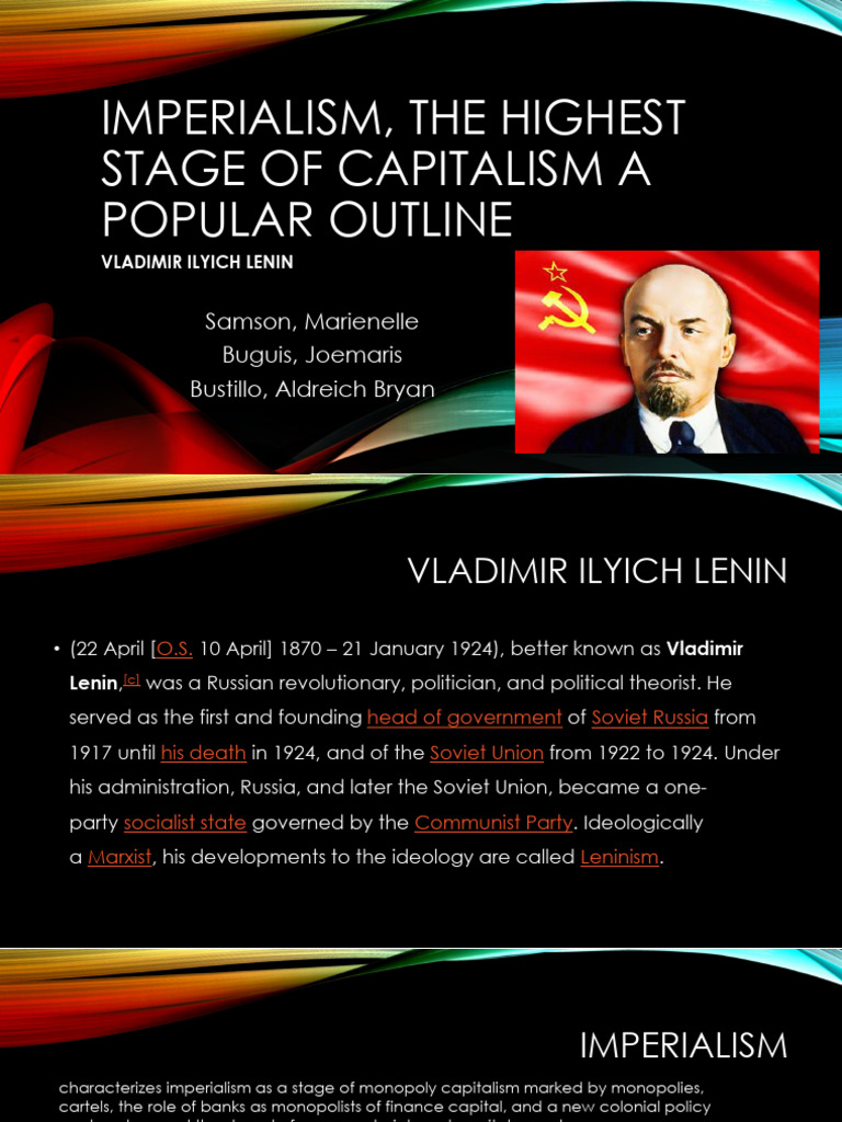 Theory of Imperialism by Vladimir Lenin | PDF | Capitalism | Imperialism