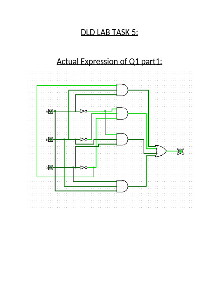 DLD Lab Task 5 | PDF
