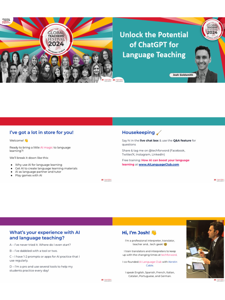 Unlock The Potential of ChatGPT For Language Teaching | PDF ...