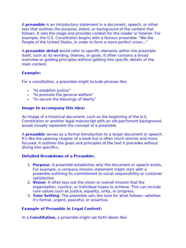 A Preamble of History Project | PDF | Justice | Crime & Violence