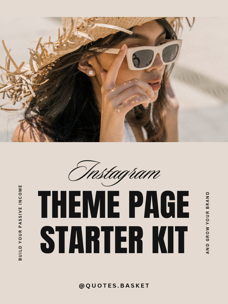 Instagram Theme Page Starter Kit Guide | PDF | Logos | Brand