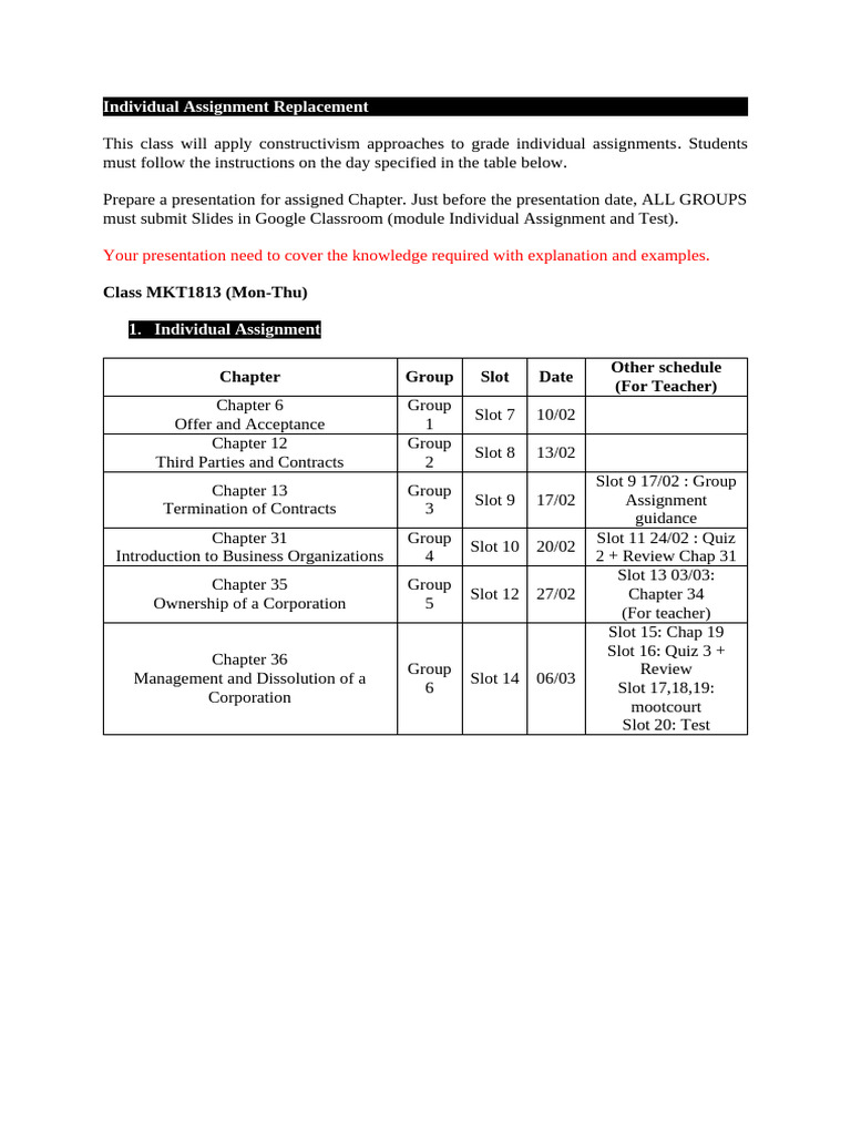 1.Individual Assignment Replacement_MKT1813 | PDF | Learning ...