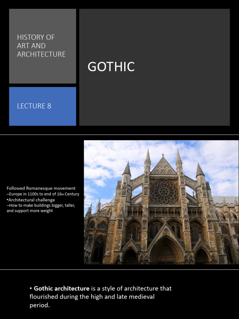 Evolution of Gothic Architecture | PDF | Gothic Architecture | Vault ...