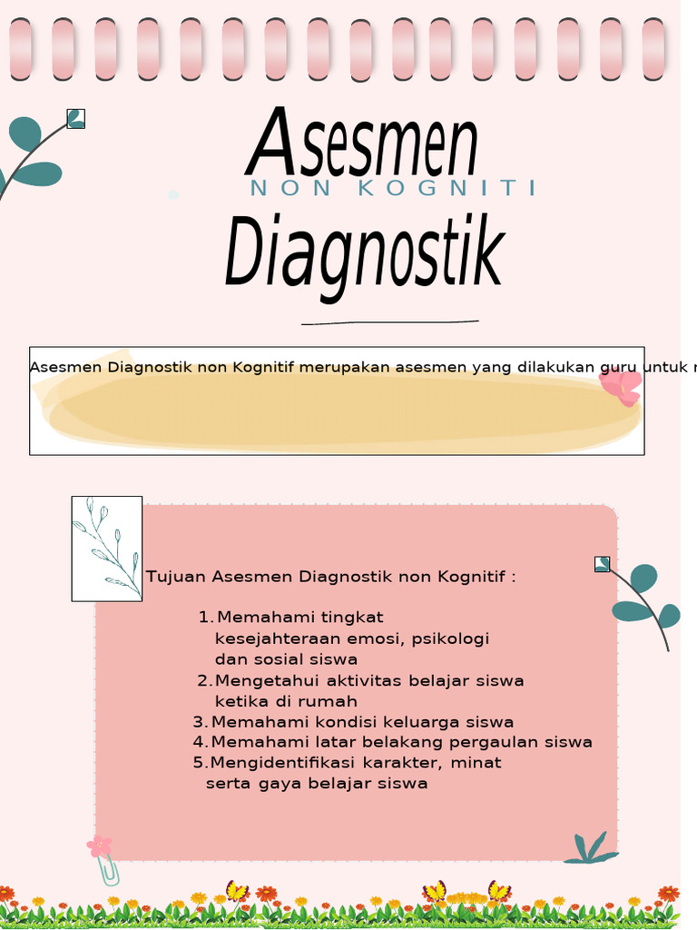 Asesmen Diagnostik Non Kognitif Model 1 | PDF