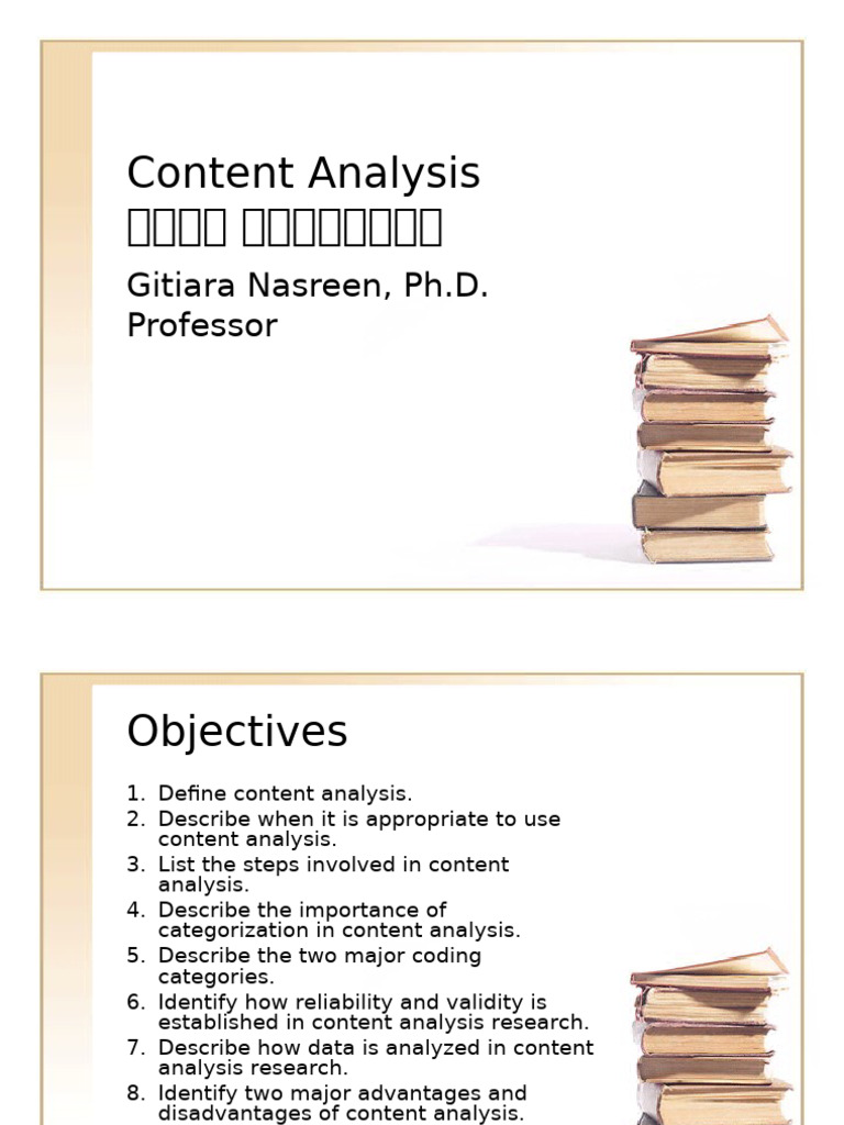 Content Analysis My | PDF | Science | Scientific Method